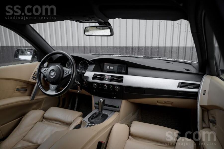 Melns BMW 530 2006 Talsi, ar dzinēja tilpumu 3.00 L un nobraukumu 332 tūkst. km par 4990 €, foto 8 vietnē AUTOMOTO.COM.LV