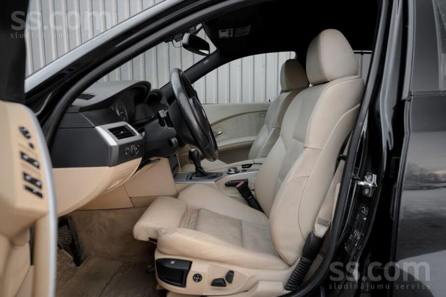 Melns BMW 530 2006 Talsi, ar dzinēja tilpumu 3.00 L un nobraukumu 332 tūkst. km par 4990 €, foto 9 vietnē AUTOMOTO.COM.LV