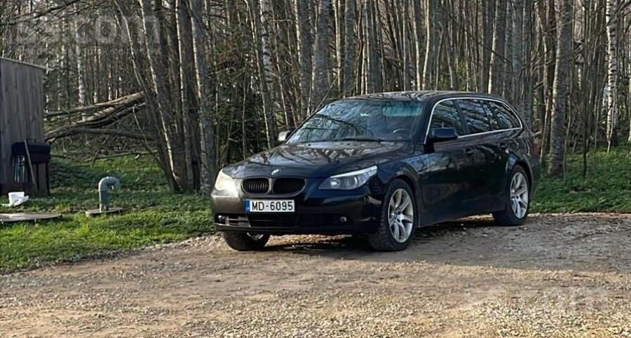 Black BMW 530 2006 in Tukums, with an engine capacity of 3.00 L and mileage of 322 thousand km for 4200 €, photo 3 on AUTOMOTO.COM.LV