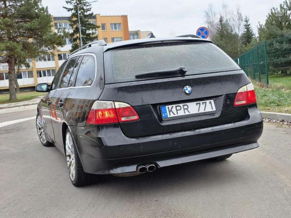 Black BMW 530 2006 in Panevezys, with an engine capacity of 3.00 L and mileage of 390 thousand km for 3300 €, photo 6 on AUTOMOTO.COM.LV