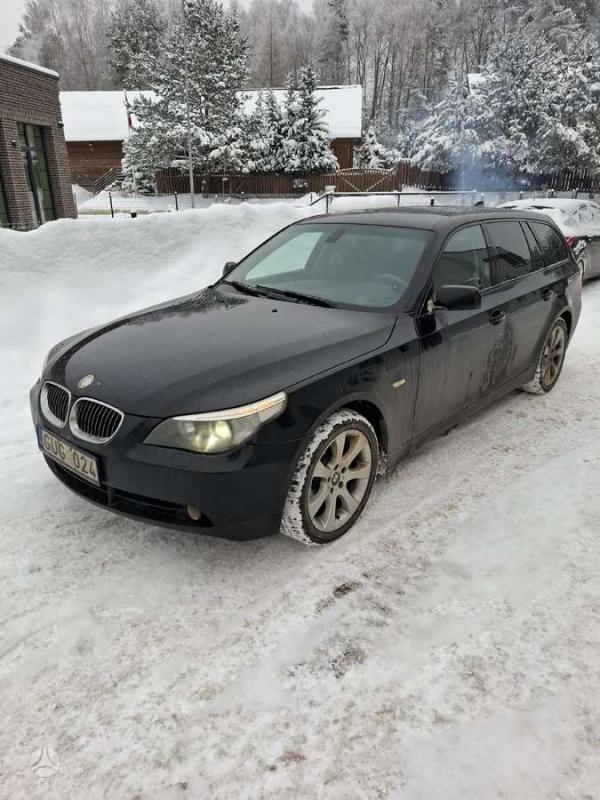 Melns BMW 530 2006 Viļņa, ar dzinēja tilpumu 3.00 L un nobraukumu 390 tūkst. km par 1650 €, foto 1 vietnē AUTOMOTO.COM.LV