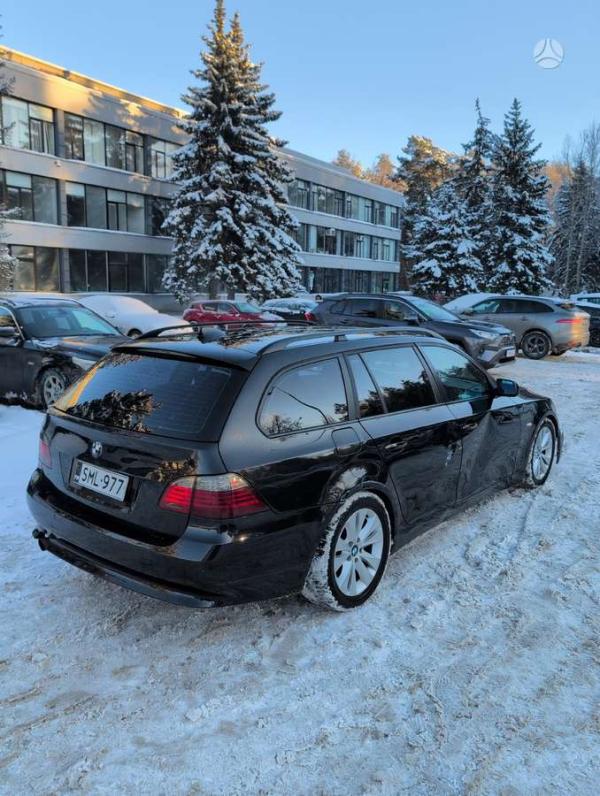 Black BMW 530 2006 in Vilnius, with an engine capacity of 2.99 L and mileage of 348 thousand km for 1950 €, photo 6 on AUTOMOTO.COM.LV