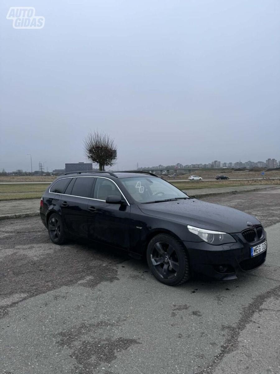 Black BMW 530 2006 in Kaunas, with an engine capacity of 3.00 L and mileage of 445 thousand km for 3800 €, photo 1 on AUTOMOTO.COM.LV