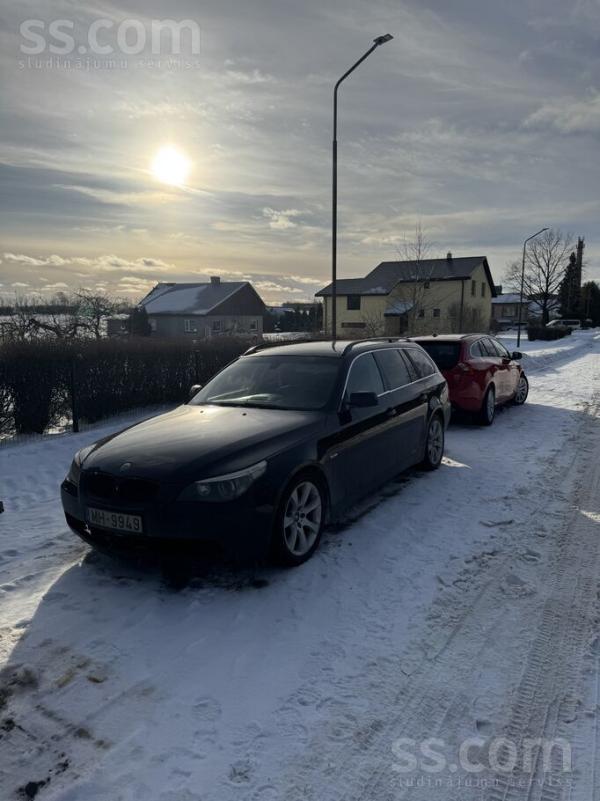 Black BMW 530 2006 in Saldus, with an engine capacity of 3.00 L and mileage of 342 thousand km for 2000 €, photo 2 on AUTOMOTO.COM.LV