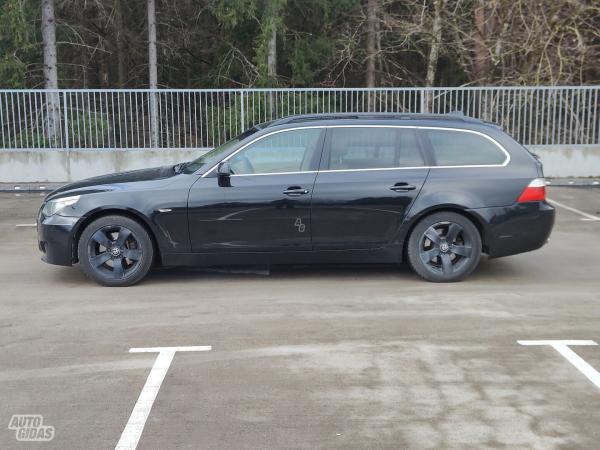 Black BMW 530 2006 in Vilnius, with an engine capacity of 3.00 L and mileage of 446 thousand km for 3499 €, photo 2 on AUTOMOTO.COM.LV