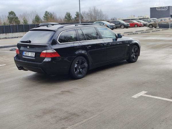 Black BMW 530 2006 in Vilnius, with an engine capacity of 3.00 L and mileage of 446 thousand km for 3499 €, photo 4 on AUTOMOTO.COM.LV