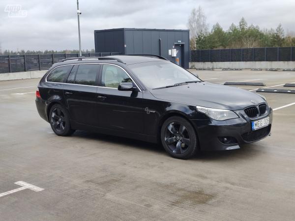 Black BMW 530 2006 in Vilnius, with an engine capacity of 3.00 L and mileage of 446 thousand km for 3499 €, photo 5 on AUTOMOTO.COM.LV