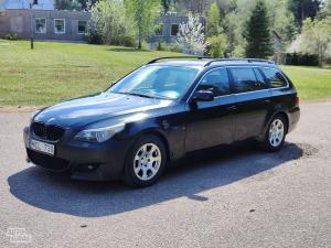 Melns BMW 530 2006 Viļņa, ar dzinēja tilpumu 3.00 L un nobraukumu 405 tūkst. km par 1799 €, foto  vietnē AUTOMOTO.COM.LV