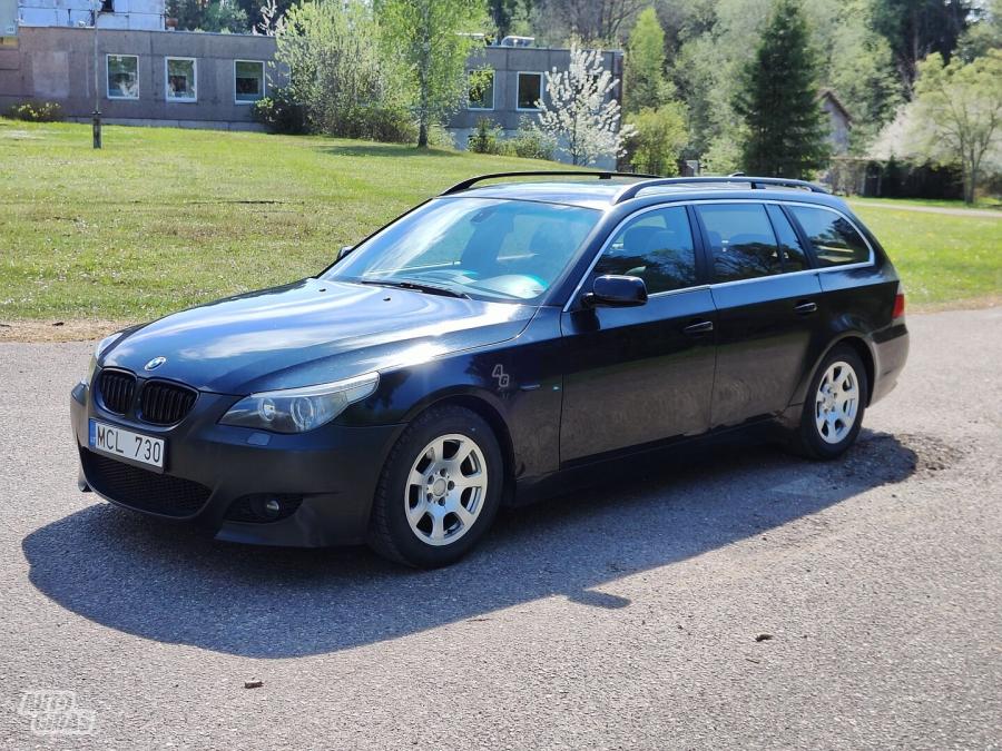 Black BMW 530 2006 in Vilnius, with an engine capacity of 3.00 L and mileage of 405 thousand km for 1799 €, photo 1 on AUTOMOTO.COM.LV