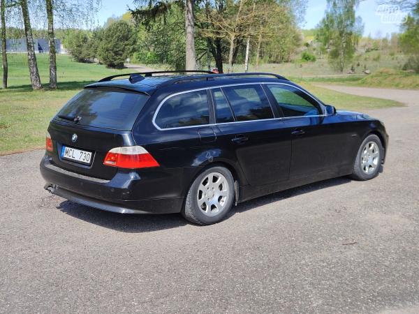 Black BMW 530 2006 in Vilnius, with an engine capacity of 3.00 L and mileage of 405 thousand km for 1799 €, photo 3 on AUTOMOTO.COM.LV