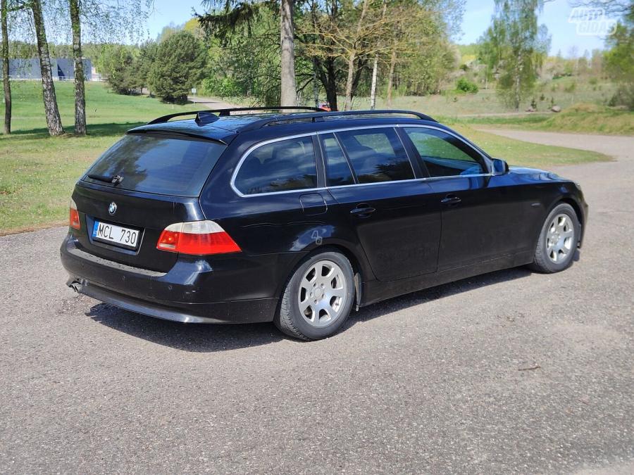 Black BMW 530 2006 in Vilnius, with an engine capacity of 3.00 L and mileage of 405 thousand km for 1799 €, photo 4 on AUTOMOTO.COM.LV