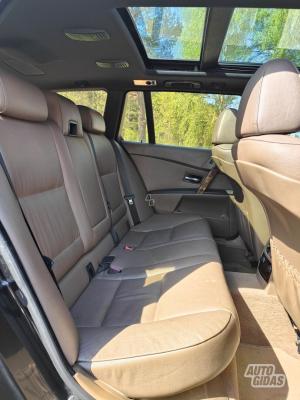 Black BMW 530 2006 in Vilnius, with an engine capacity of 3.00 L and mileage of 405 thousand km for 1799 €, photo 9 on AUTOMOTO.COM.LV