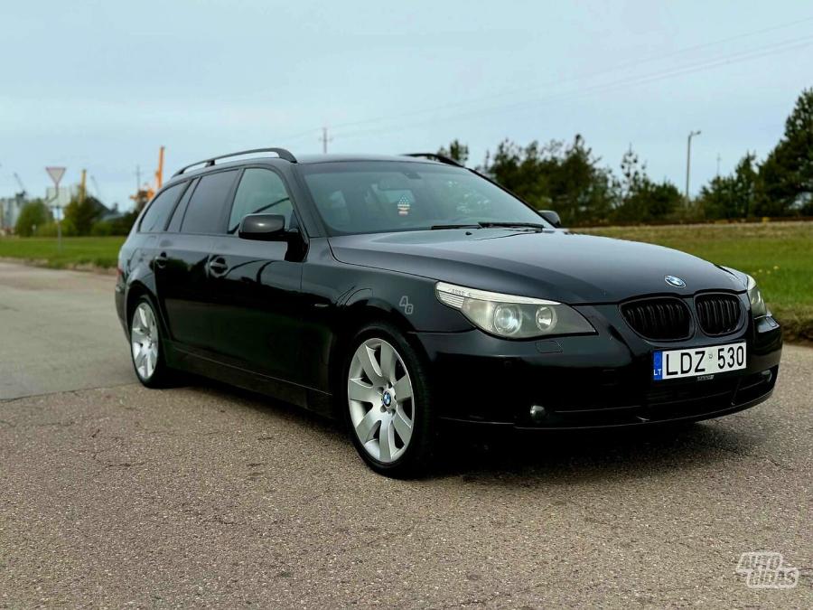 Black BMW 530 2006 in Kaunas, with an engine capacity of 2.50 L and mileage of 400 thousand km for 2750 €, photo 10 on AUTOMOTO.COM.LV