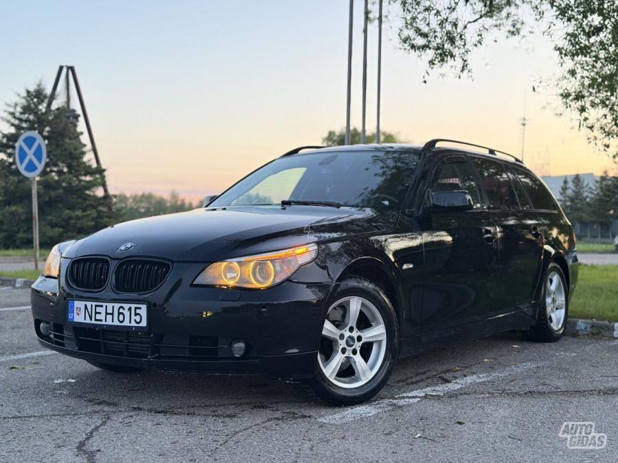 Melns BMW 530 2006 Kauņa, ar dzinēja tilpumu 3.00 L un nobraukumu 258 tūkst. km par 2650 €, foto 3 vietnē AUTOMOTO.COM.LV
