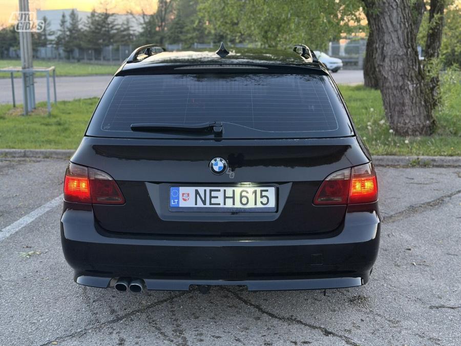 Melns BMW 530 2006 Kauņa, ar dzinēja tilpumu 3.00 L un nobraukumu 258 tūkst. km par 2650 €, foto 7 vietnē AUTOMOTO.COM.LV