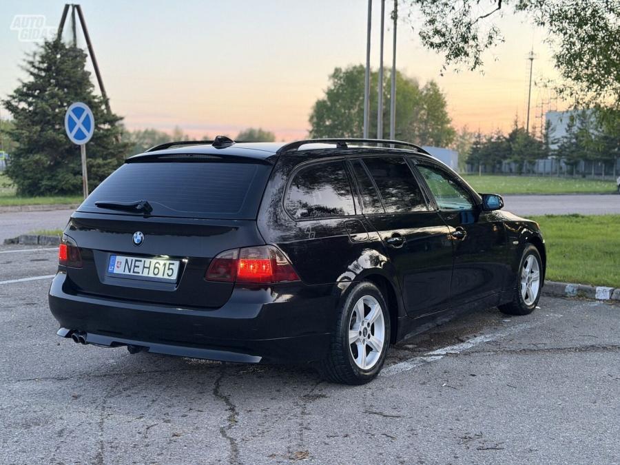 Melns BMW 530 2006 Kauņa, ar dzinēja tilpumu 3.00 L un nobraukumu 258 tūkst. km par 2250 €, foto 5 vietnē AUTOMOTO.COM.LV