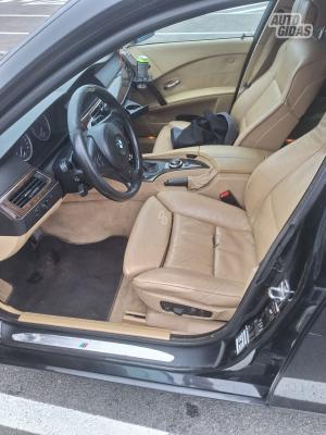 Black BMW 530 2006 in Vilnius, with an engine capacity of 3.00 L and mileage of 332 thousand km for 4500 €, photo 11 on AUTOMOTO.COM.LV