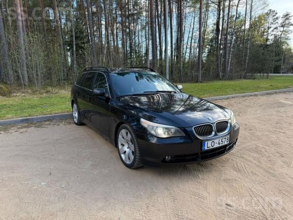 Black BMW 530 2006 in Jekabpils, with an engine capacity of 3.00 L and mileage of 358 thousand km for 4250 €, photo 1 on AUTOMOTO.COM.LV