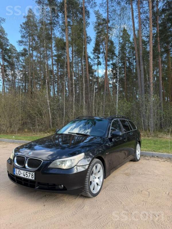 Black BMW 530 2006 in Jekabpils, with an engine capacity of 3.00 L and mileage of 358 thousand km for 4250 €, photo 2 on AUTOMOTO.COM.LV