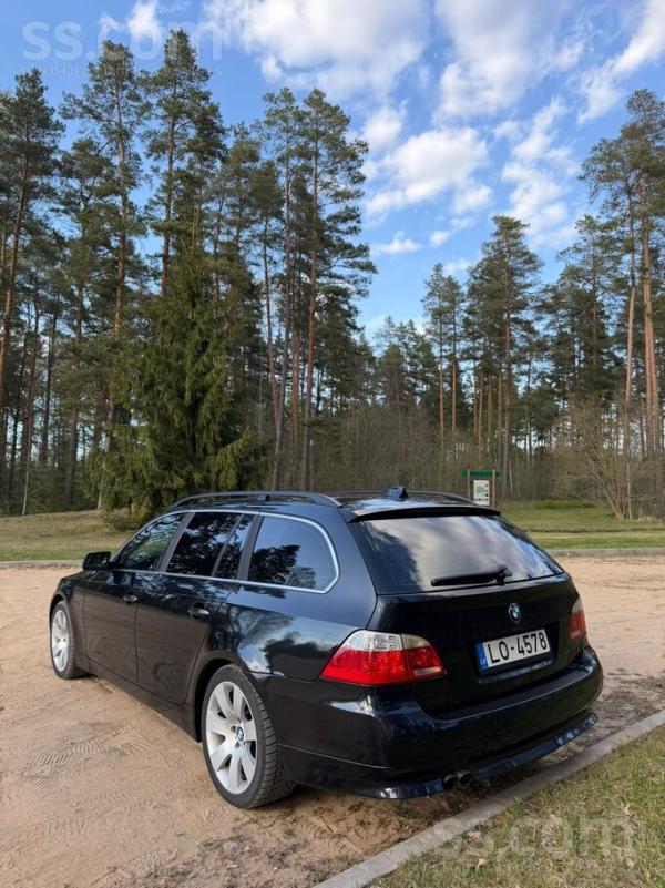 Black BMW 530 2006 in Jekabpils, with an engine capacity of 3.00 L and mileage of 358 thousand km for 4250 €, photo 3 on AUTOMOTO.COM.LV
