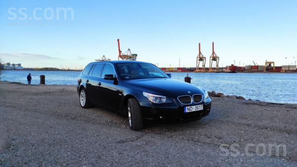 Black BMW 530 2006 in Riga, with an engine capacity of 3.00 L and mileage of 299 thousand km for 1600 €, photo 1 on AUTOMOTO.COM.LV