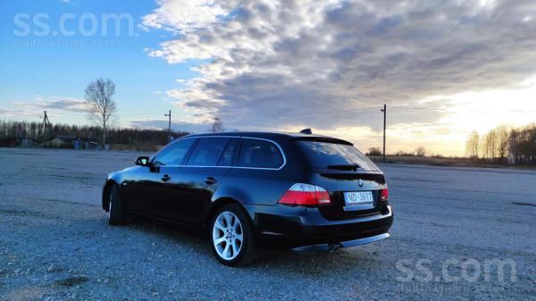 Black BMW 530 2006 in Riga, with an engine capacity of 3.00 L and mileage of 299 thousand km for 1600 €, photo 3 on AUTOMOTO.COM.LV