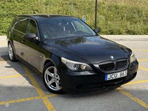 Melns BMW 530 2006 Viļņa, ar dzinēja tilpumu 3.00 L un nobraukumu 351 tūkst. km par 2000 €, foto  vietnē AUTOMOTO.COM.LV