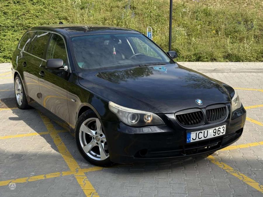 Melns BMW 530 2006 Viļņa, ar dzinēja tilpumu 3.00 L un nobraukumu 351 tūkst. km par 2000 €, foto 1 vietnē AUTOMOTO.COM.LV