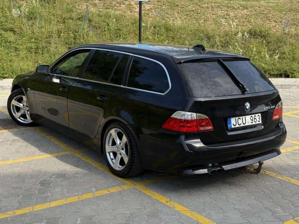 Black BMW 530 2006 in Vilnius, with an engine capacity of 3.00 L and mileage of 351 thousand km for 2000 €, photo 4 on AUTOMOTO.COM.LV