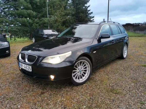 Black BMW 530 2006 in Kuldiga, with an engine capacity of 3.00 L and mileage of 349 thousand km for 4690 €, photo 1 on AUTOMOTO.COM.LV