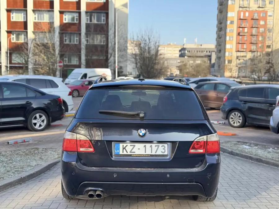 Black BMW 530 2006 in Riga, with an engine capacity of 3.00 L and mileage of 275 thousand km for 3390 €, photo 6 on AUTOMOTO.COM.LV