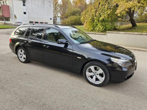 Black BMW 530 2006 in Jekabpils, with an engine capacity of 3.00 L and mileage of 378 thousand km for 3590 €, photo 4 on AUTOMOTO.COM.LV