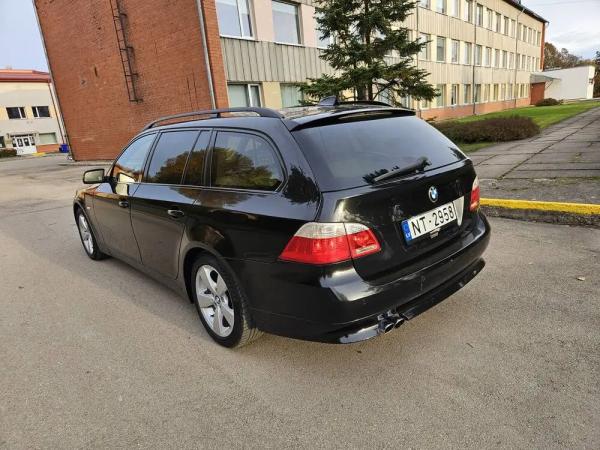 Black BMW 530 2006 in Jekabpils, with an engine capacity of 3.00 L and mileage of 378 thousand km for 3590 €, photo 9 on AUTOMOTO.COM.LV
