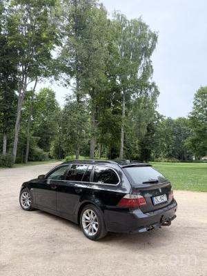 Black BMW 530 2006 in Riga, with an engine capacity of 3.00 L and mileage of 322 thousand km for 3150 €, photo 6 on AUTOMOTO.COM.LV
