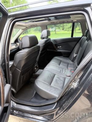 Black BMW 530 2006 in Riga, with an engine capacity of 3.00 L and mileage of 322 thousand km for 3150 €, photo 17 on AUTOMOTO.COM.LV