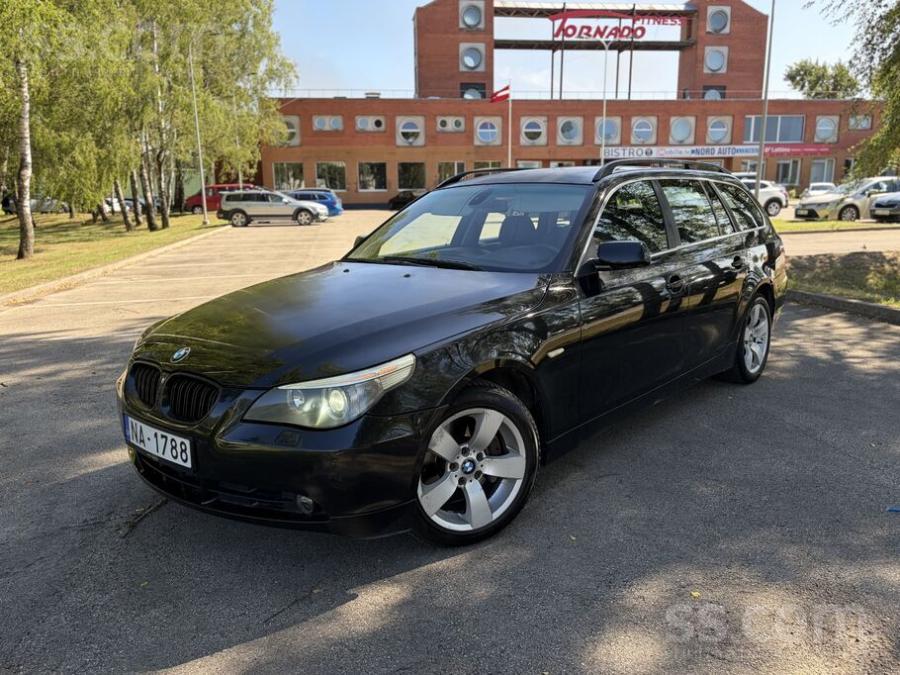 Черный БМВ 530 2006 в Рига, объемом двигателя 3.00 л и пробегом 350 тыс. км за 2790 €, фото 1 на AUTOMOTO.COM.LV