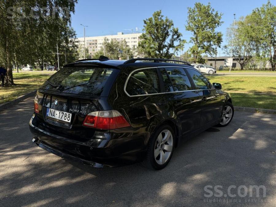 Черный БМВ 530 2006 в Рига, объемом двигателя 3.00 л и пробегом 350 тыс. км за 2790 €, фото 5 на AUTOMOTO.COM.LV