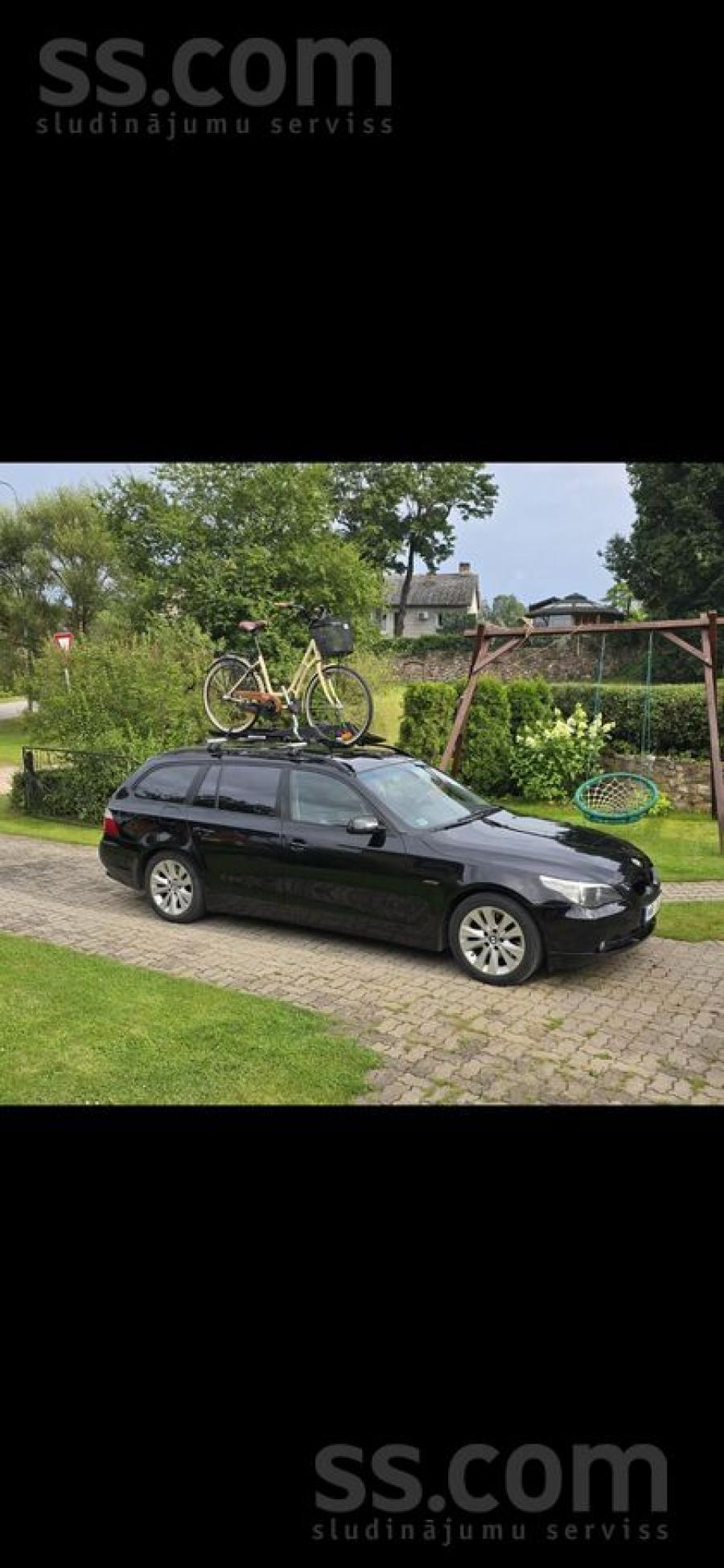 Black BMW 530 2006 in Cesis, with an engine capacity of 3.00 L and mileage of 400 thousand km for 4399 €, photo 1 on AUTOMOTO.COM.LV