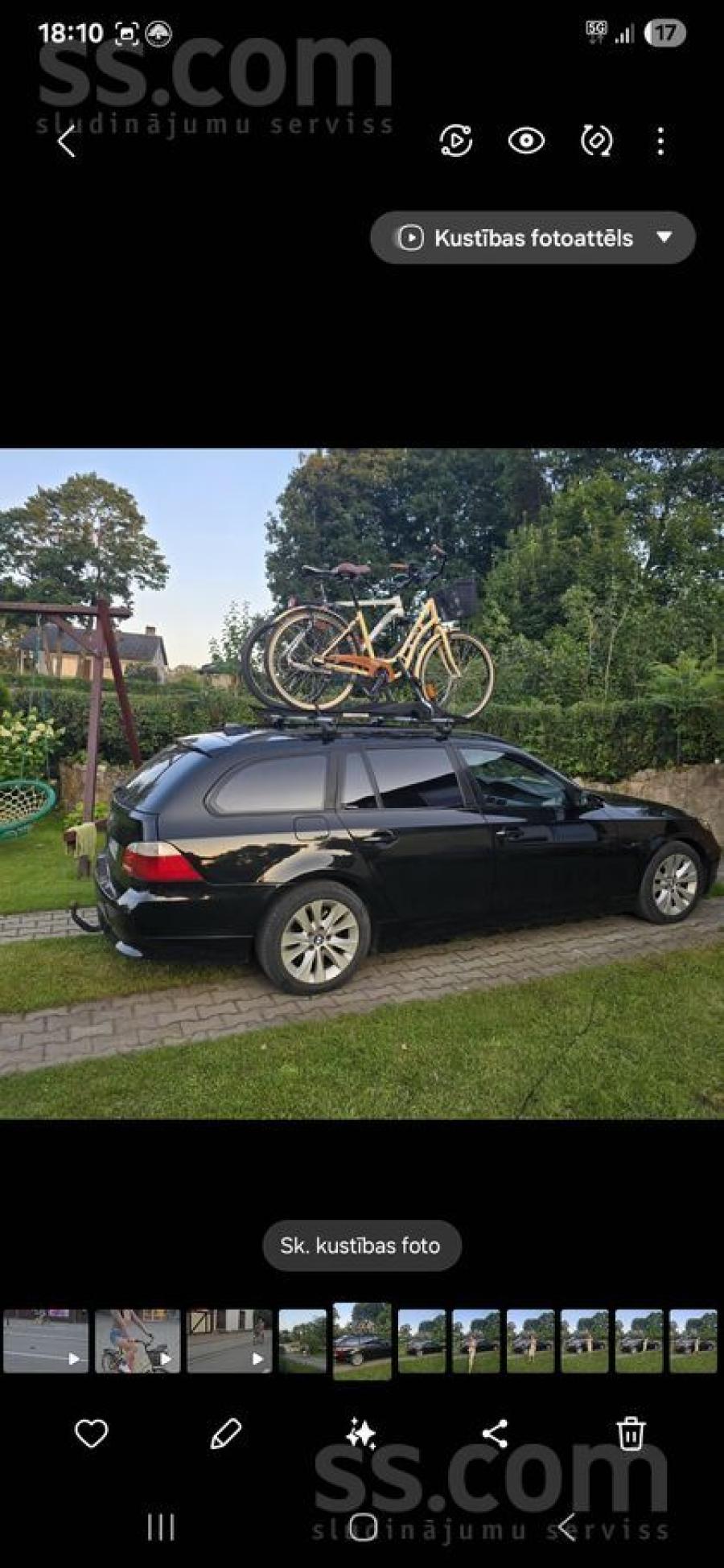 Black BMW 530 2006 in Cesis, with an engine capacity of 3.00 L and mileage of 400 thousand km for 4399 €, photo 3 on AUTOMOTO.COM.LV