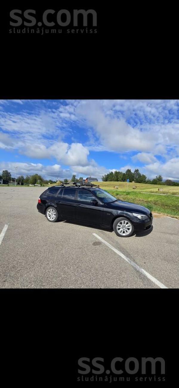Black BMW 530 2006 in Cesis, with an engine capacity of 3.00 L and mileage of 400 thousand km for 4399 €, photo 5 on AUTOMOTO.COM.LV