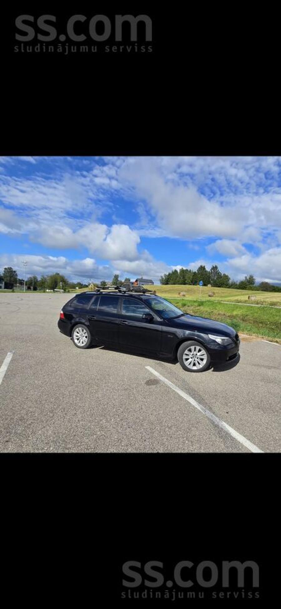 Black BMW 530 2006 in Cesis, with an engine capacity of 3.00 L and mileage of 400 thousand km for 4399 €, photo 6 on AUTOMOTO.COM.LV