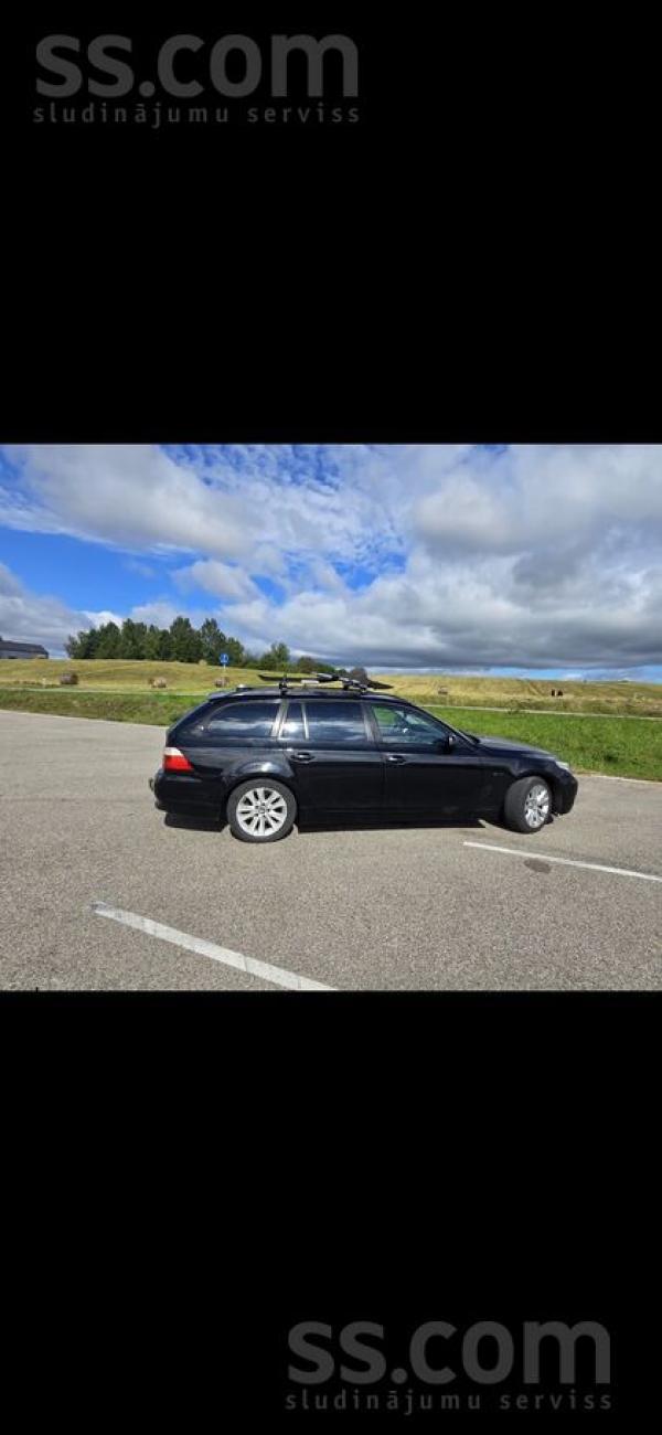 Black BMW 530 2006 in Cesis, with an engine capacity of 3.00 L and mileage of 400 thousand km for 4399 €, photo 7 on AUTOMOTO.COM.LV