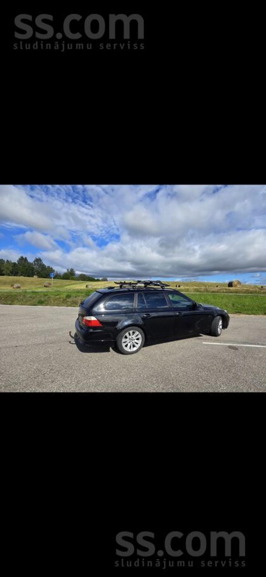 Black BMW 530 2006 in Cesis, with an engine capacity of 3.00 L and mileage of 400 thousand km for 4399 €, photo 9 on AUTOMOTO.COM.LV