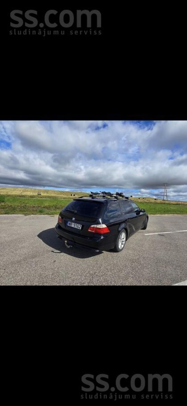 Black BMW 530 2006 in Cesis, with an engine capacity of 3.00 L and mileage of 400 thousand km for 4399 €, photo 9 on AUTOMOTO.COM.LV