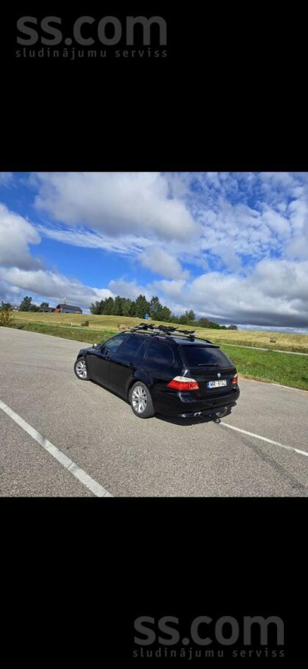 Black BMW 530 2006 in Cesis, with an engine capacity of 3.00 L and mileage of 400 thousand km for 4399 €, photo 10 on AUTOMOTO.COM.LV