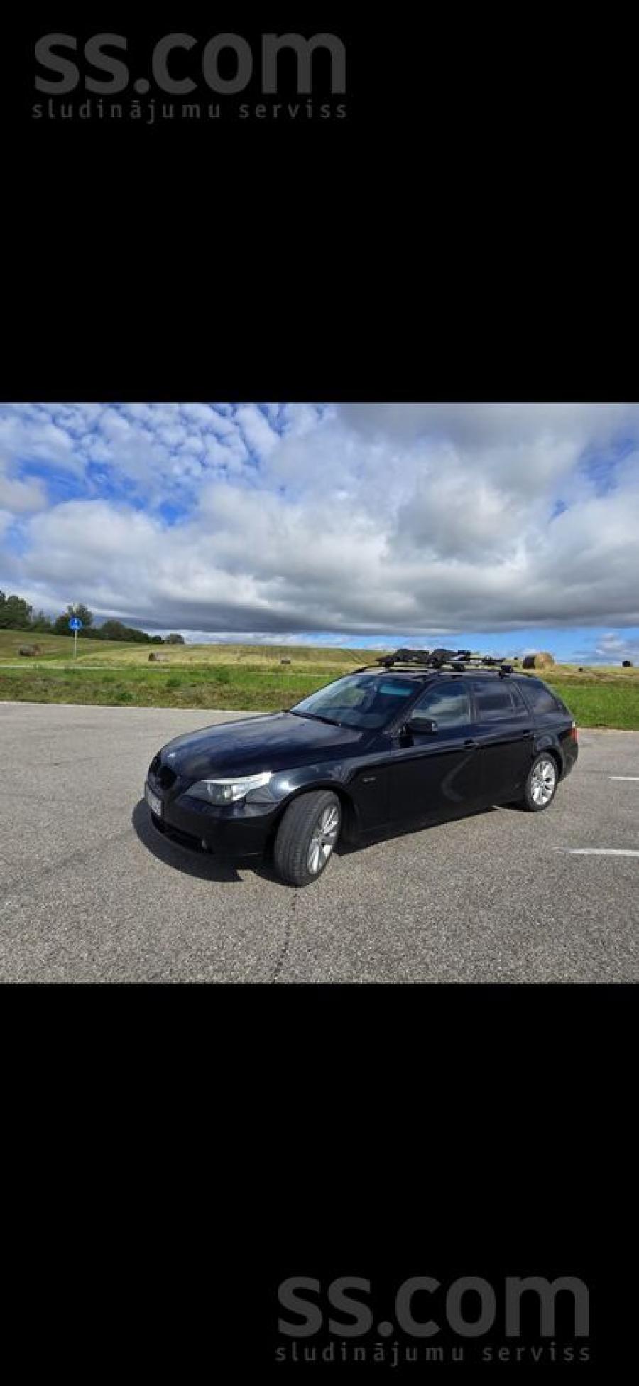 Black BMW 530 2006 in Cesis, with an engine capacity of 3.00 L and mileage of 400 thousand km for 4399 €, photo 15 on AUTOMOTO.COM.LV