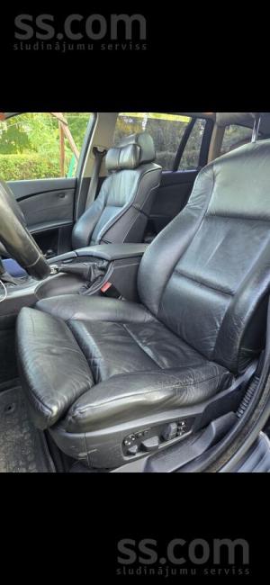 Black BMW 530 2006 in Cesis, with an engine capacity of 3.00 L and mileage of 400 thousand km for 4399 €, photo 18 on AUTOMOTO.COM.LV