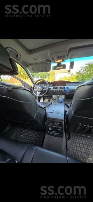 Black BMW 530 2006 in Cesis, with an engine capacity of 3.00 L and mileage of 400 thousand km for 4399 €, photo 20 on AUTOMOTO.COM.LV