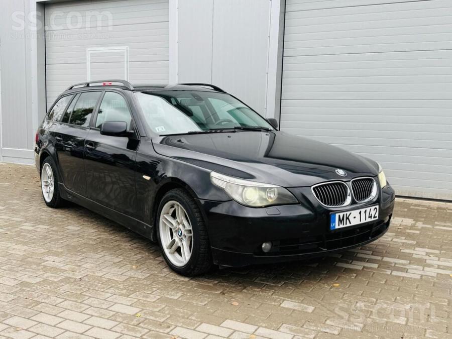 Melns BMW 530 2006 Rīga, ar dzinēja tilpumu 3.00 L un nobraukumu 416 tūkst. km par 2900 €, foto 1 vietnē AUTOMOTO.COM.LV