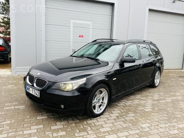 Black BMW 530 2006 in Riga, with an engine capacity of 3.00 L and mileage of 416 thousand km for 2900 €, photo 3 on AUTOMOTO.COM.LV
